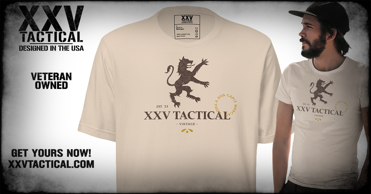 Men's Vintage XXV Tactical T-Shirt | Men's Graphic Tees and Long Sleeve ...